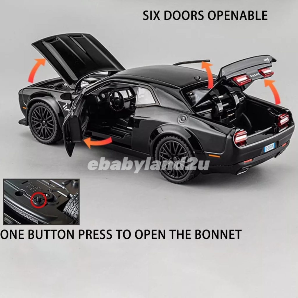1:32 Pull Back Die Cast Dodge Charger Fast & Furious Alloy Diecast ...