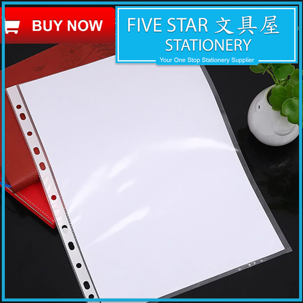 fivestar2u Sheet Protector 11 Holes 4C Loose Leaf Document Filing Ring ...