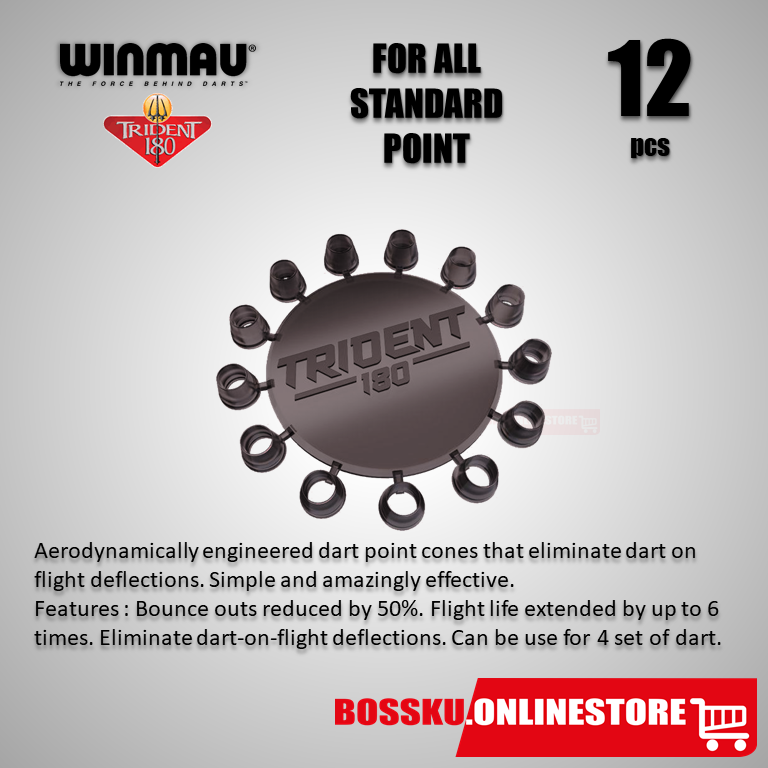 Winmau Point Cones TRIDENT 180 - To Eliminates Dart On Flight ...