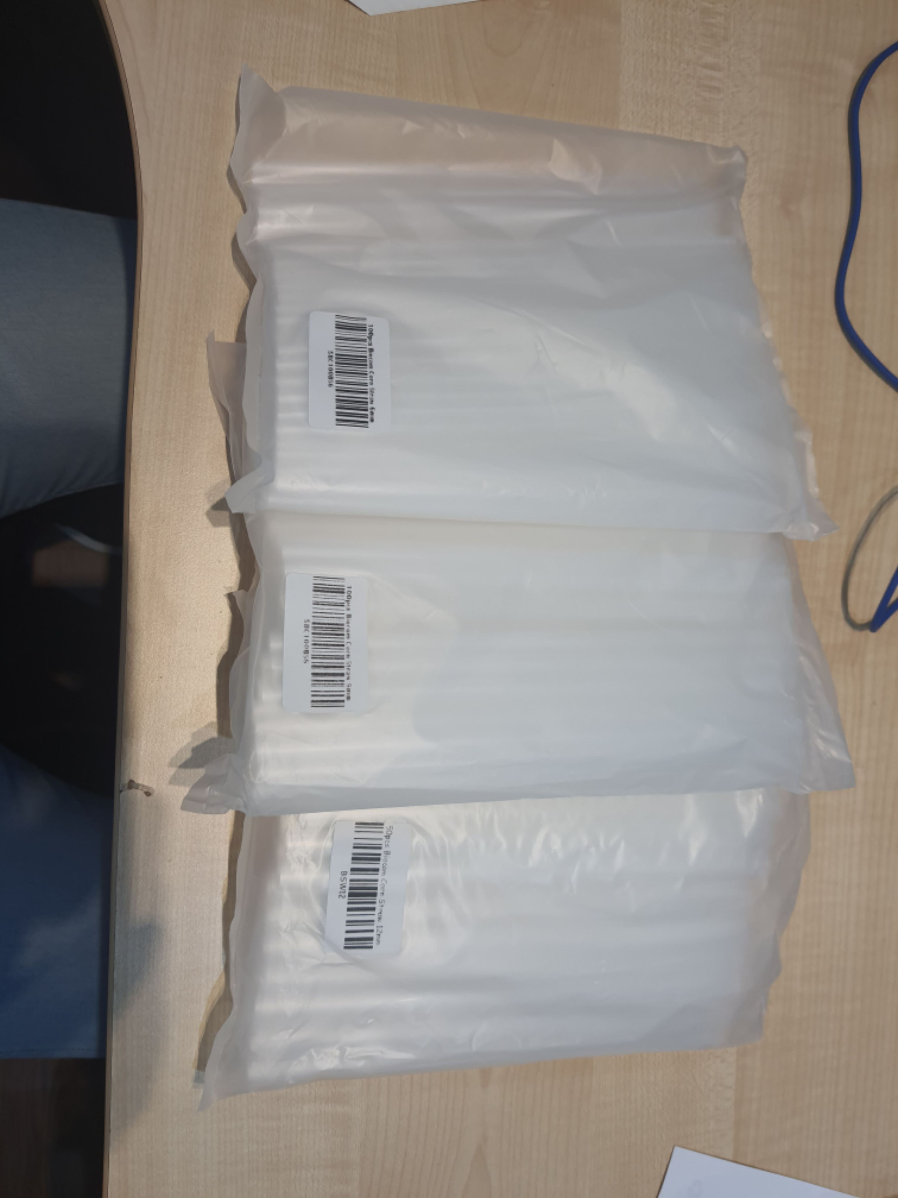 5000pcs± Compostable Disposable Bio Corn Straw LAST 24HOURS IN YOUR ...