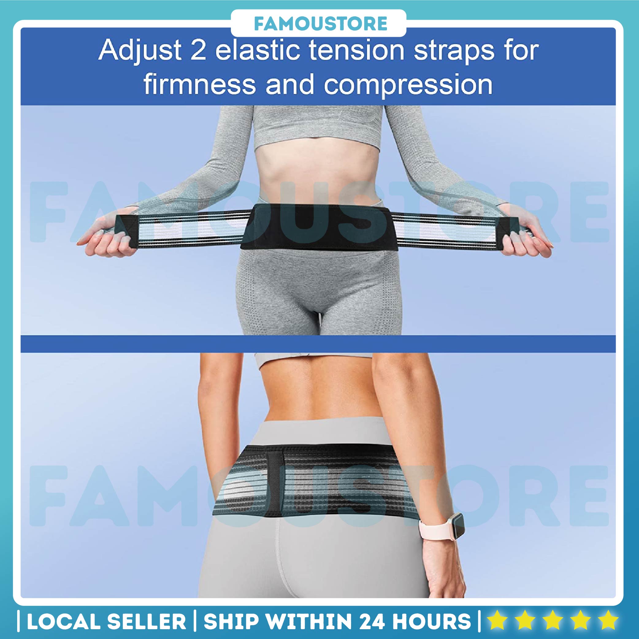 Dainely Belt for Lower Back Pain Relief Anti-Slip Adjustables Lumbar ...