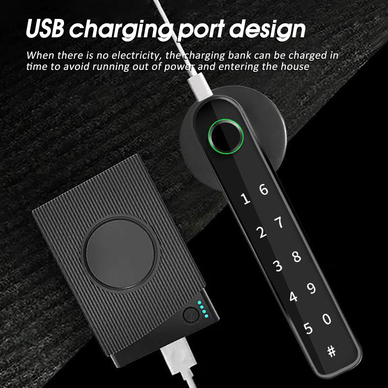 Fingerprint Smart Door Lock Digital Password Lock Electronic Smart ...