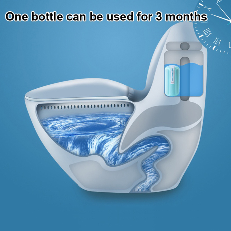 🌸Portable Magic Box Toilet Cleaner Blue Bubble Toilet Automatic Cleaner ...