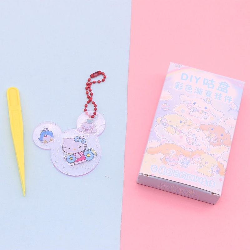 (Girl Stuffs) Sanrio Mini DIY acrylic goo card Guka blind box set ...