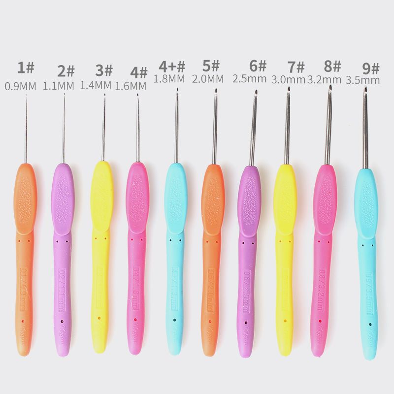 [KEGOU] Anti-slipped Crochet Hook Good Quality Knitting Hook Jarum ...
