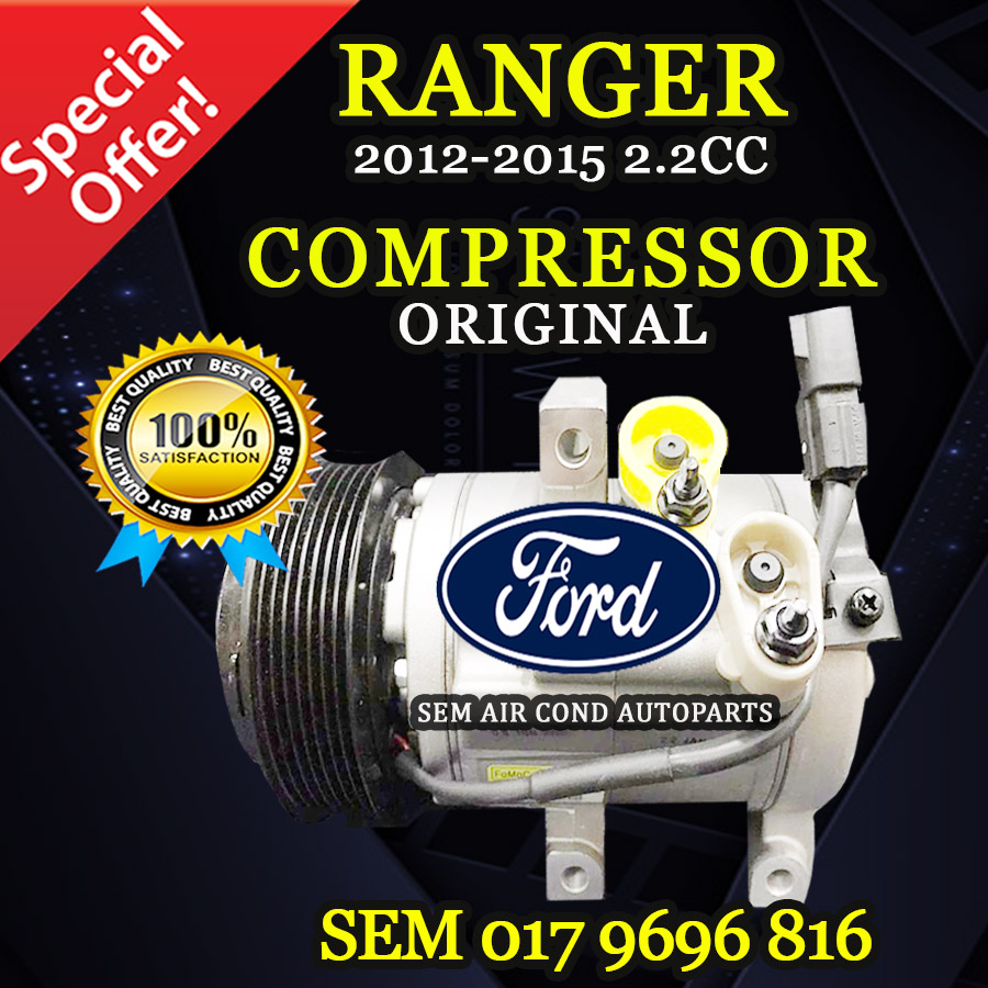 FORD RANGER T6 2012-2015 YEAR 2.2CC 7PK ORIGINAL COMPRESSOR (CAR ...
