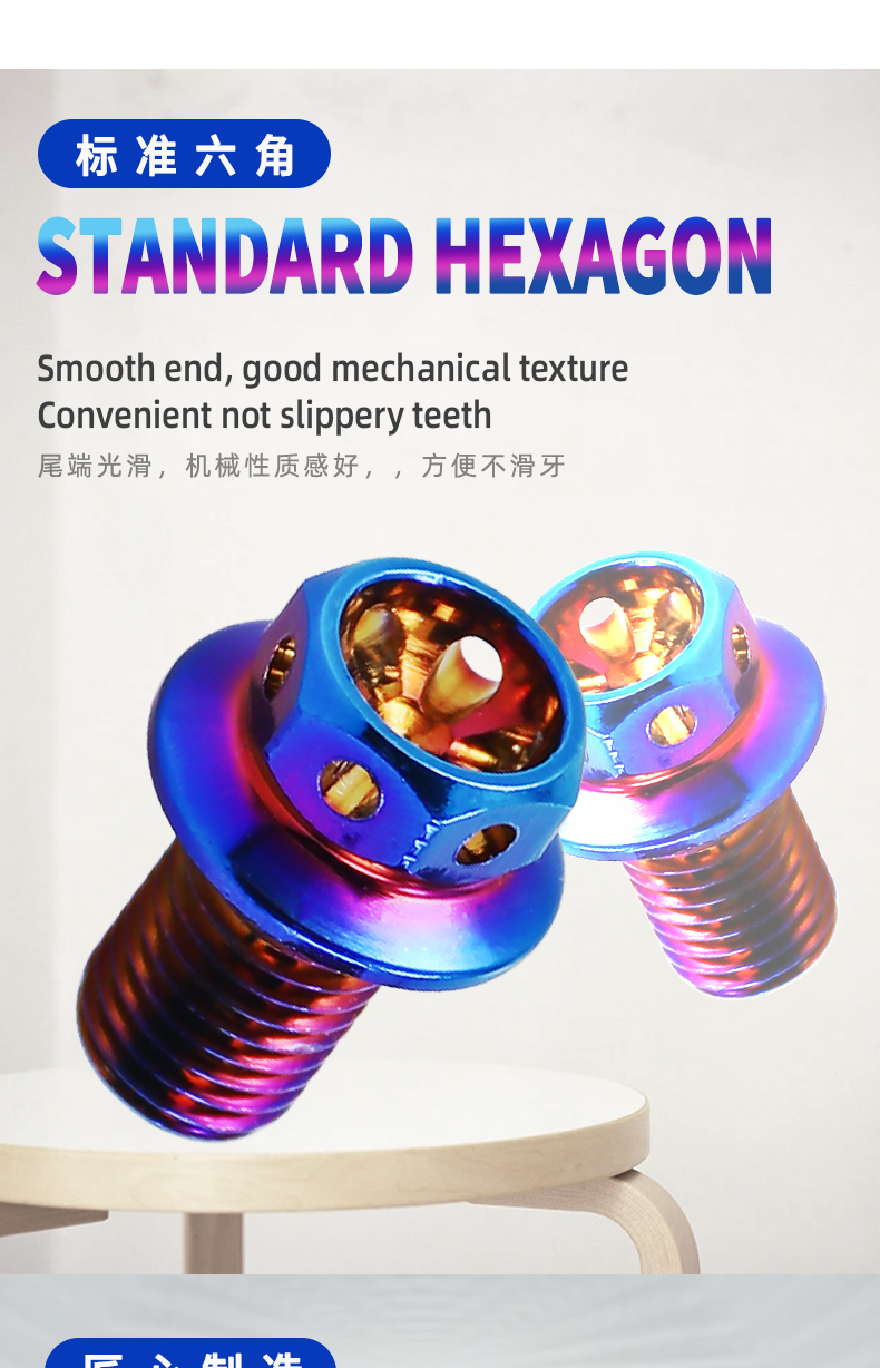 2PCS SIDE MIRROR SCREW MIROR TITANIUM GOLD YAMAHA LC Y15 NVX NMAX EGO ...