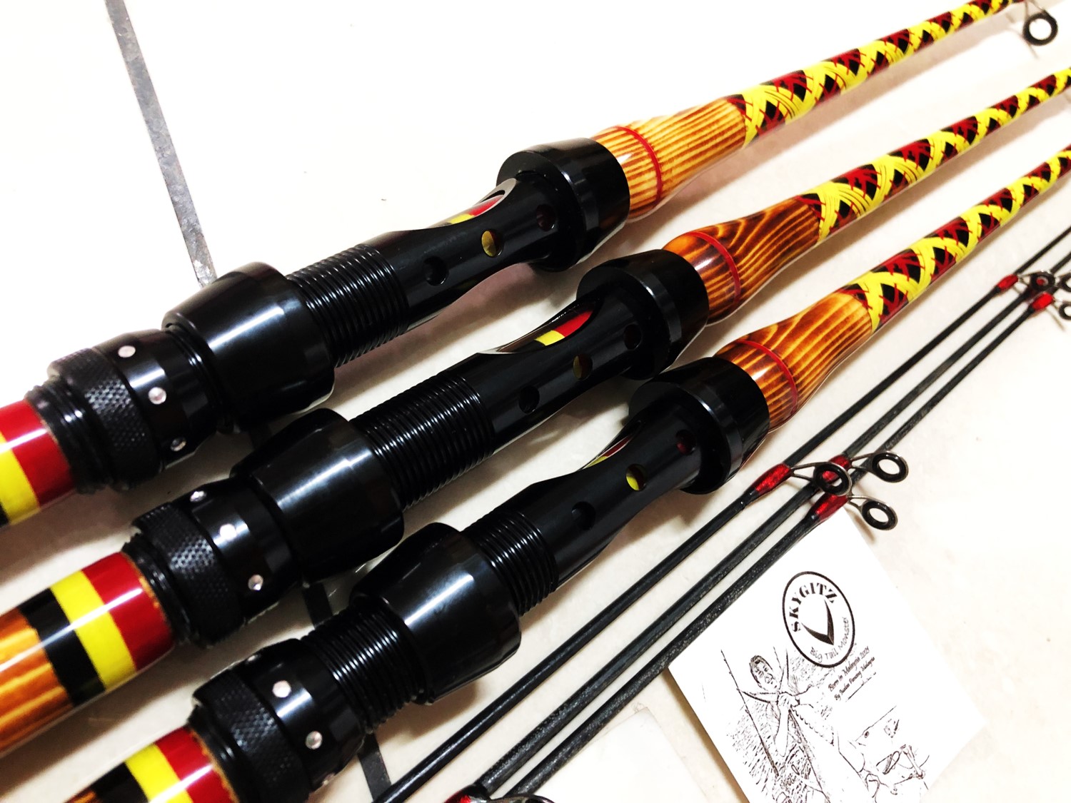SKYGITZ MALAYSIA JORAN UDANG HANDMADE CUSTOM KAYU JATI BELANDA SUPER ...