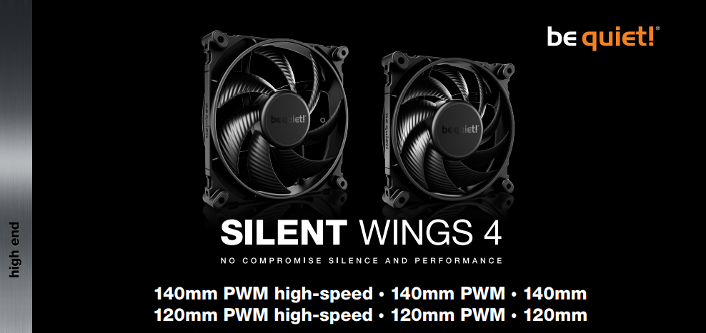 Be Quiet! SILENT WINGS 4 120mm/140mm PWM high-speed High-End Chassis ...