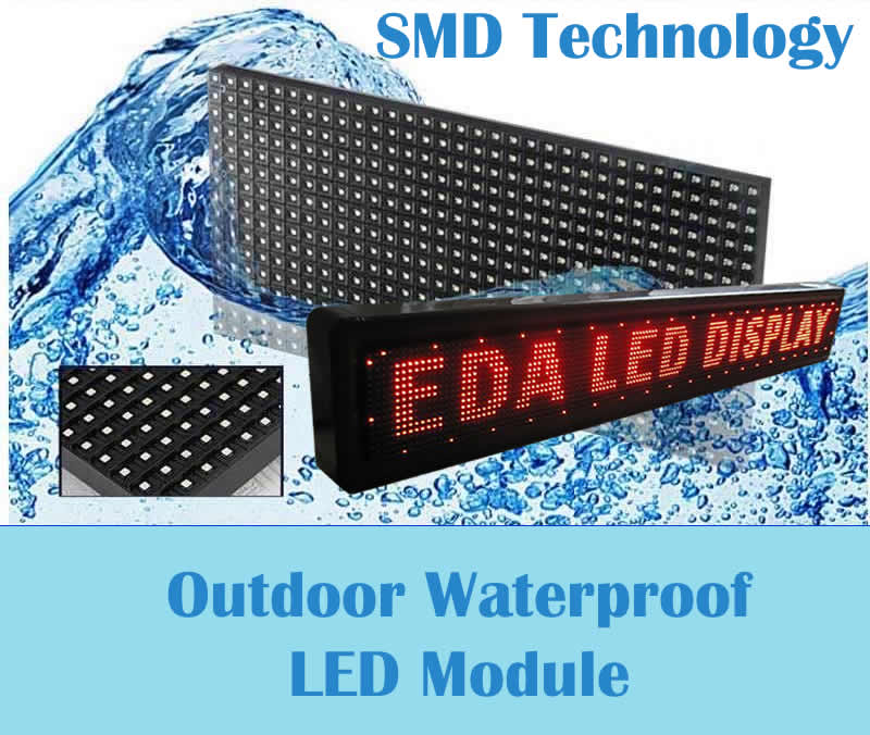 LED DISPLAY SIGNBOARD P10 (RED Light) Mobile App Wifi Outdoor ...