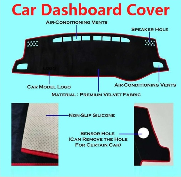 Toyota Innova 2006-2024 Dashboard Cover Anti Slip Thick Dashboard Mat ...