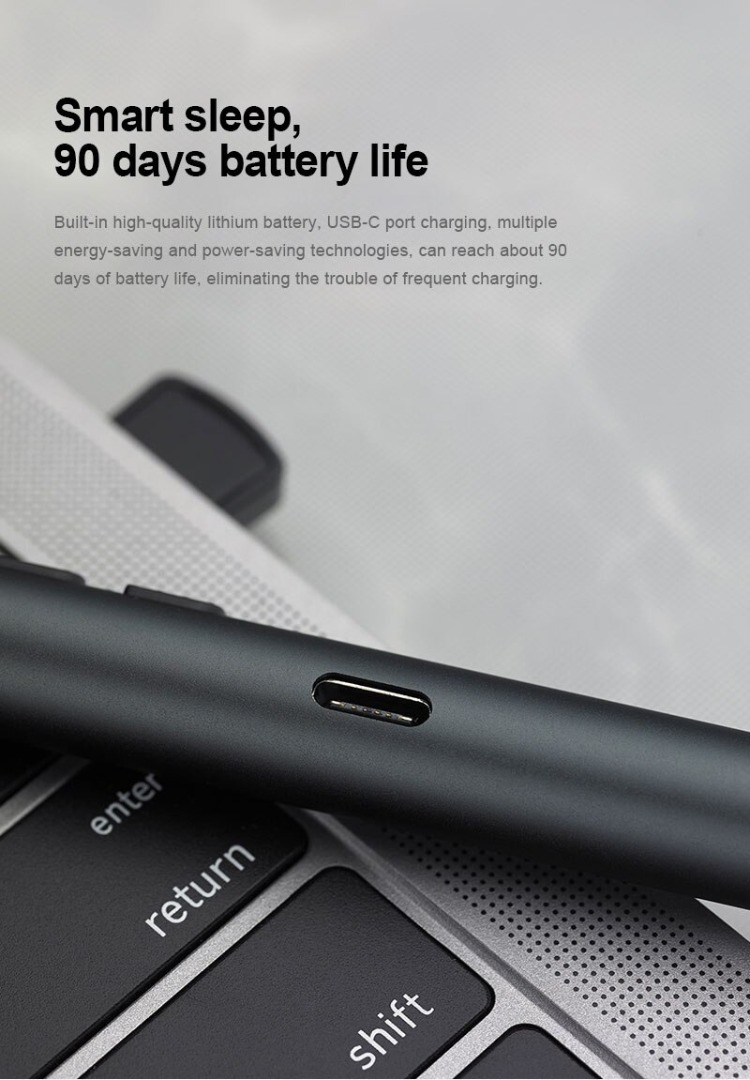 Rapoo XR200 USB 2.4G Touchable Rechargeable 3R Laser Presenter Pen - 2 ...