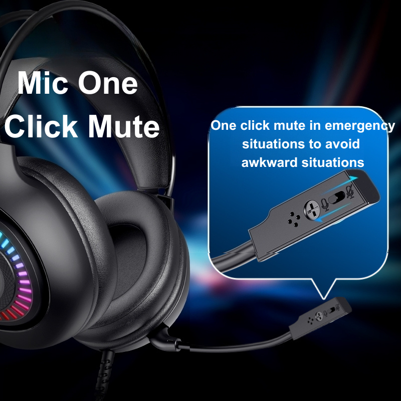 Leaven G75 7.1 Surround Sounds Gaming Headset With Noise Microphone ...