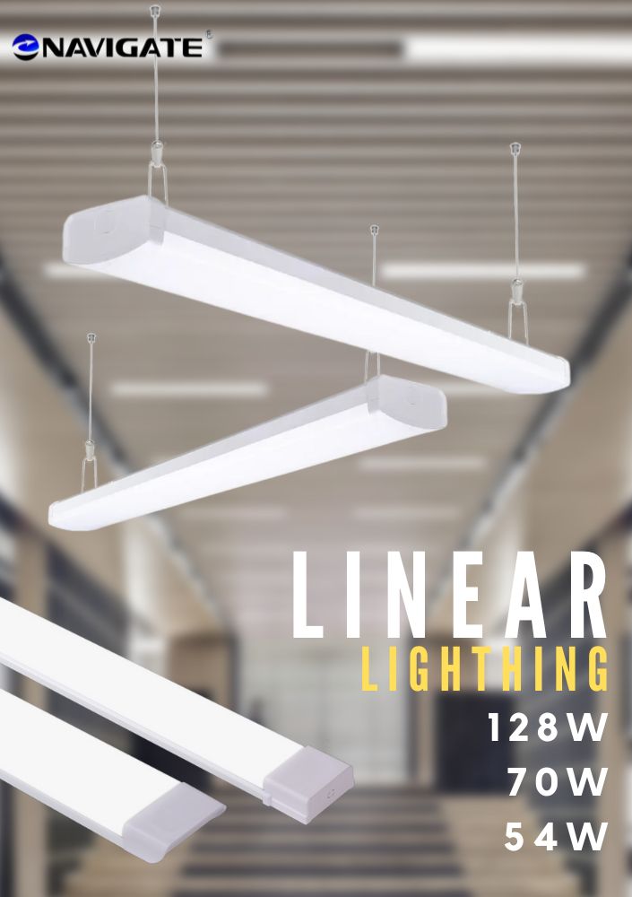 NAVIGATE LED Linear Light Batten Light Ceiling Surface Mounted LED Tube ...