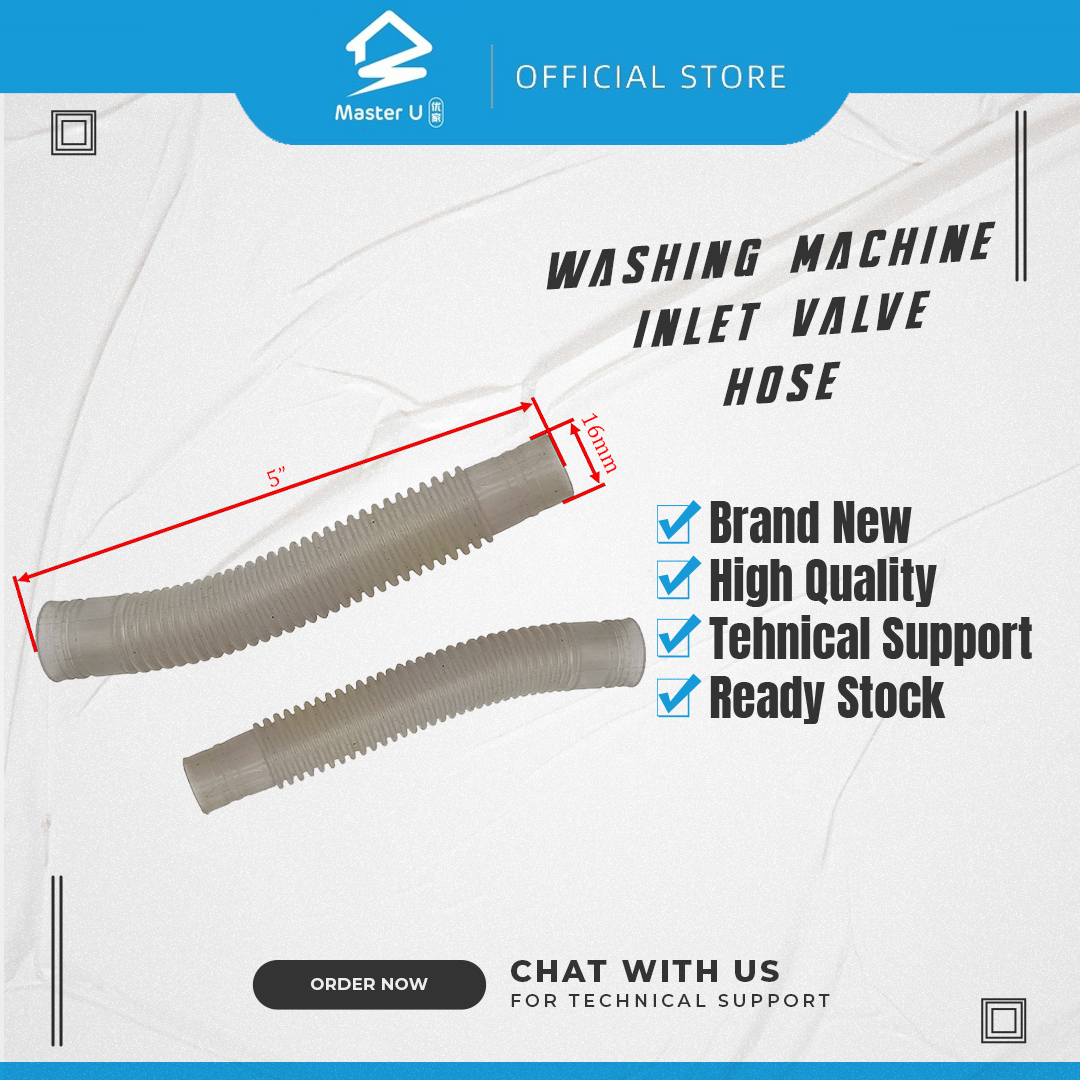WASHING MACHINES INLET VALVE HOSE 5 INCH (LENGHT) 16MM (DIA) | Shopee ...
