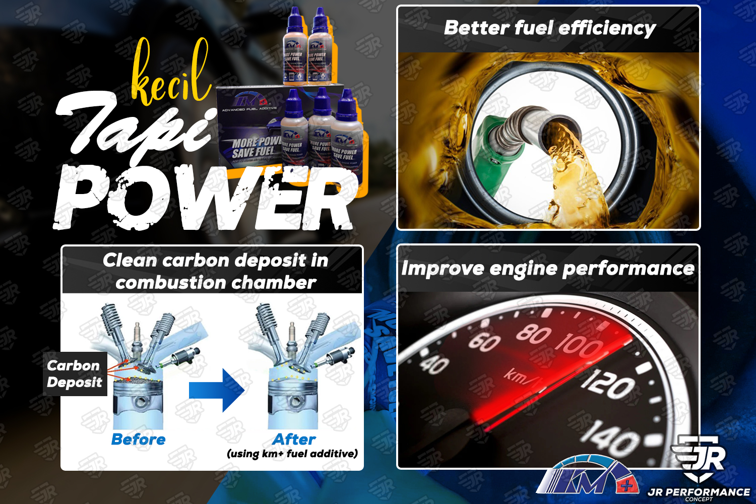 Km+ Injector Cleaner Pencuci Pembersih Fuel Additive Saver Fuel System ...