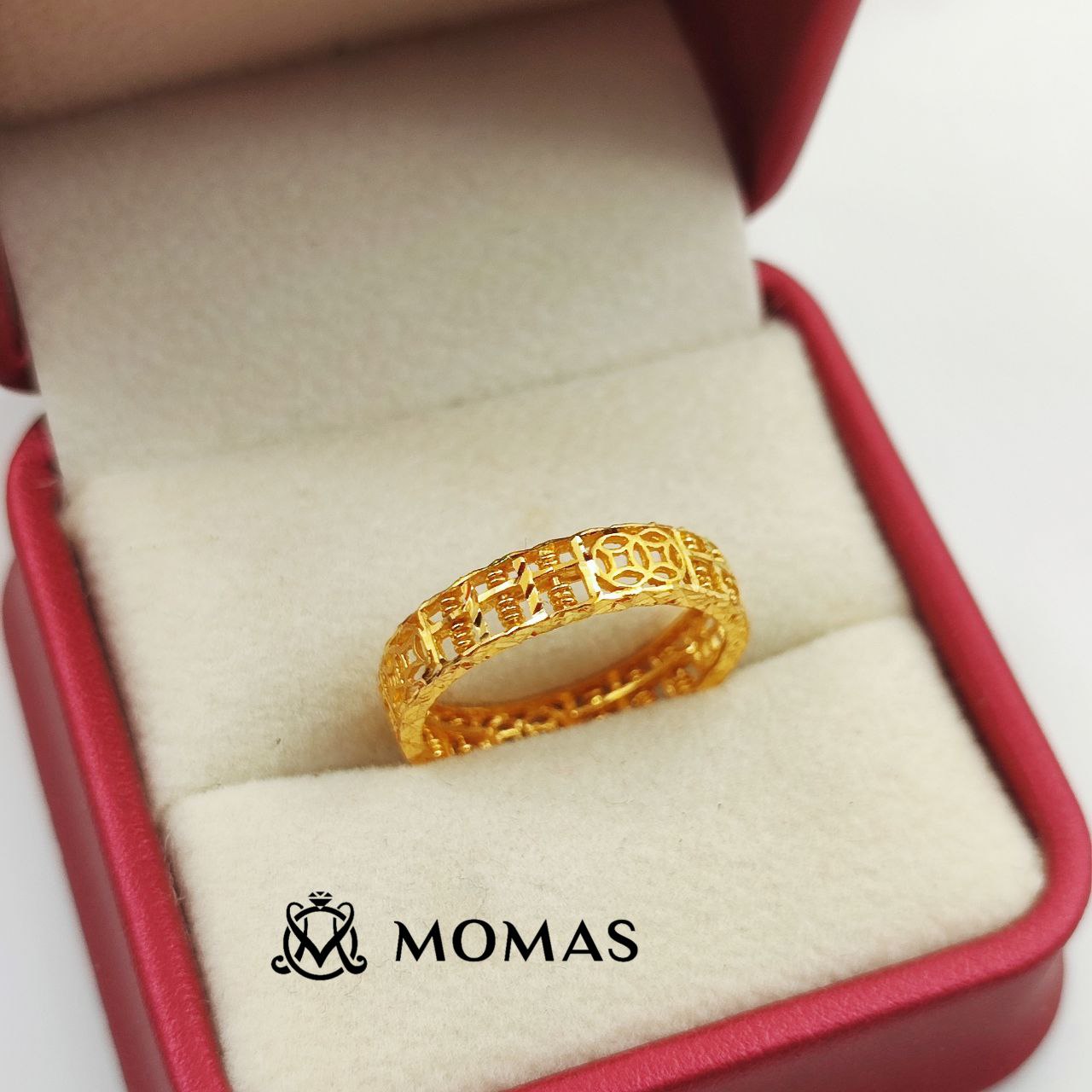 Cincin Sempoa Belah Rotan Emas Original Cincin Emas 916 Tulen Cincin ...