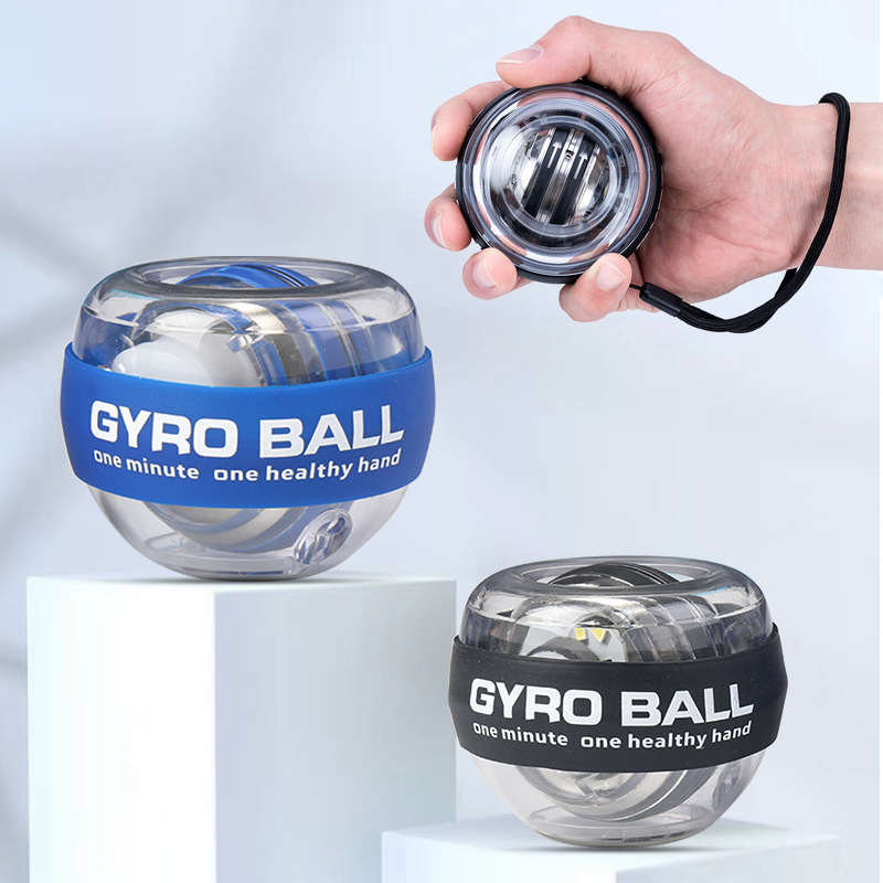 Gyro Ball Gyroscope LED Wrist Ball Power Gym Training Exercise Tool ...