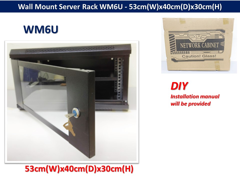Wall Mount Server Rack / CCTV Recorder Storage / Wall Rack / Network ...