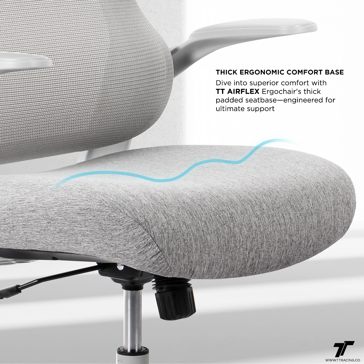TT AIRFLEX Ergochair Mesh Office Chair Ergonomic Chair Kerusi Pejabat ...