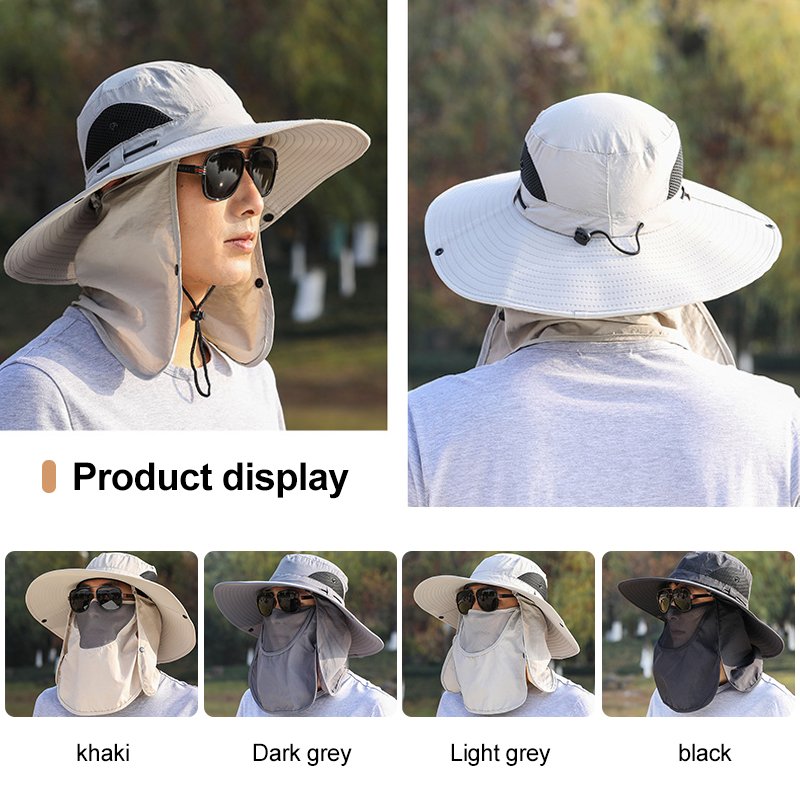 Cap Men Camping Hat outdoor Cap Topi Cowboy Hat Hiking Bucket Hat ...