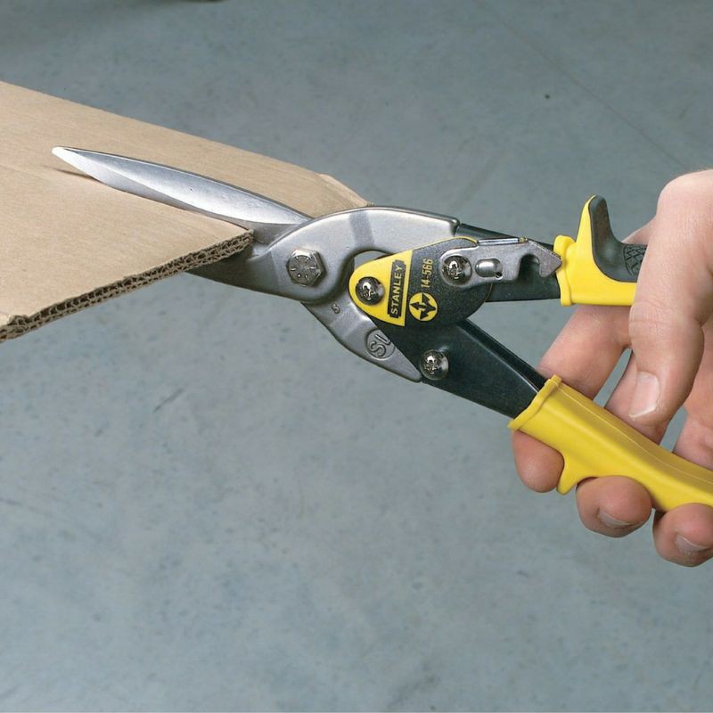 STANLEY FATMAX AVIATION SNIPS STRAIGHT ZINC CUTTER 10" 250MM GUNTING ...