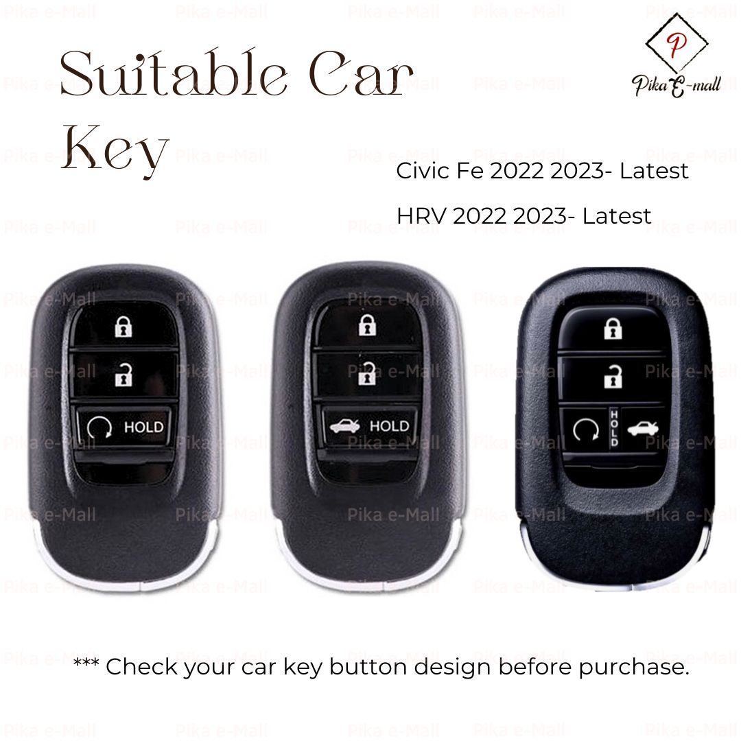 Honda HRV 2022 Civic Fe Key Cover TPU Car Key Case Civic Fe 2022 Honda ...