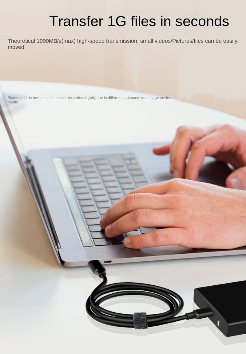 USB3.2 10Gbps Type C Cable USB A to Type-C High Speed Data Transfer SSD ...