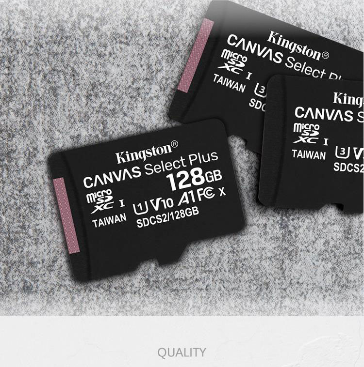 Kingston Memory Card 100MB/s 64GB Micro SD Card A1 Class 10 TF Memory ...