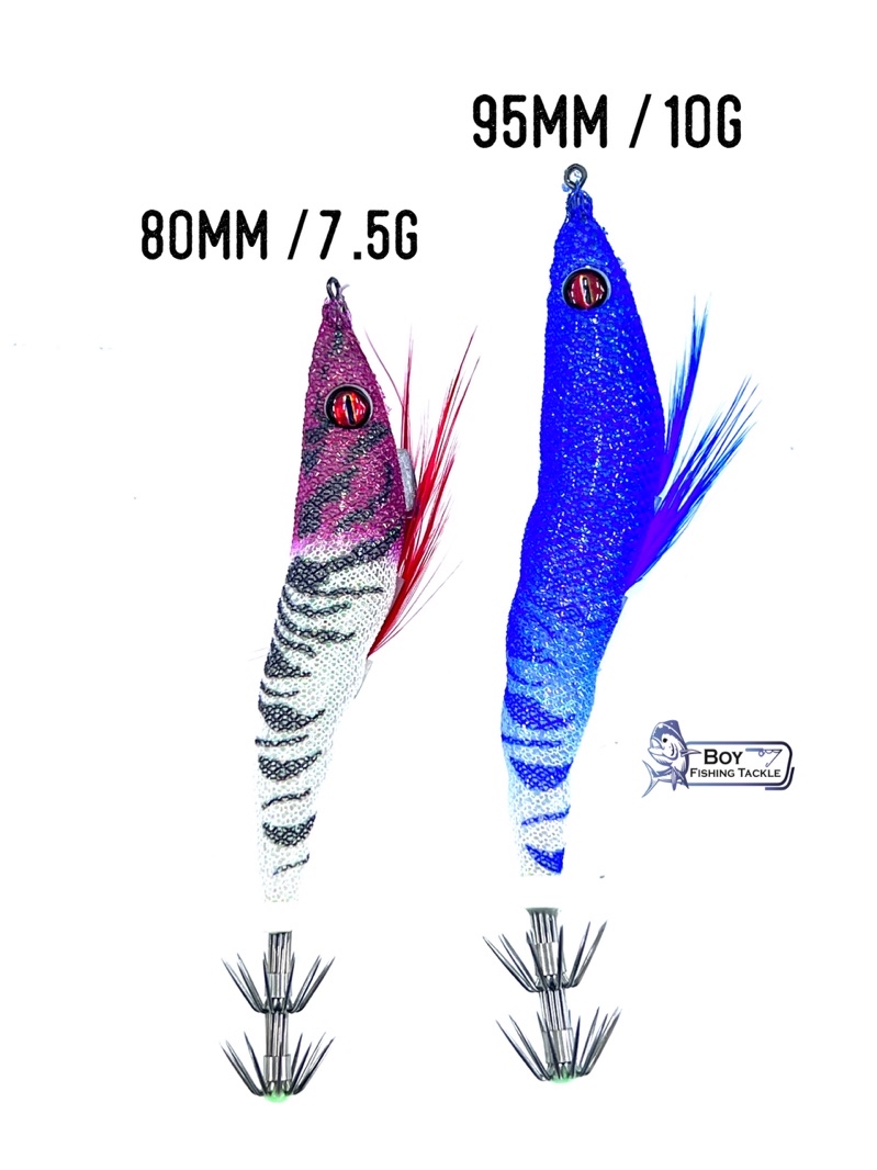 SEAHAWK YASHITA SURIMU EGI CANDAT SOTONG EGING SQUID JIG 8cm 7.5g 9.5cm ...