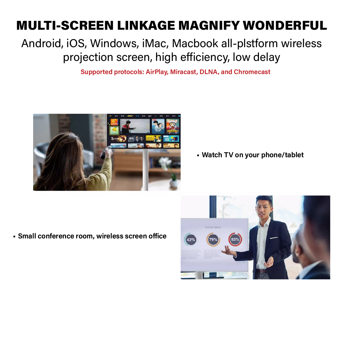 SAMView (24"/32") Portable Smartboard with FHD IPS Display TV With ...