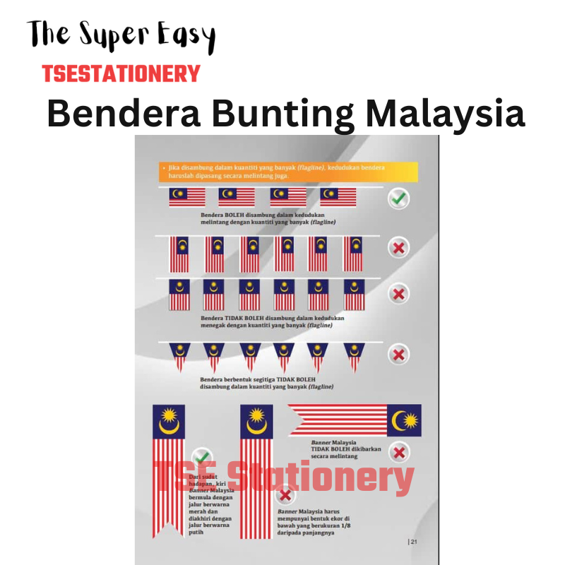 Malaysia Bunch Flag Bundle Bunting Bendera Malaysia Banting Malaysia ...