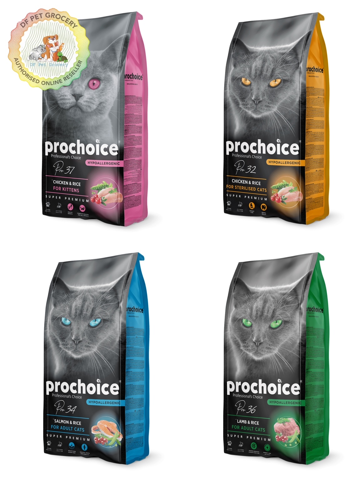 ProChoice Cat Food 15kg - Pro Choice Super Premium Cat Food / Kitten ...