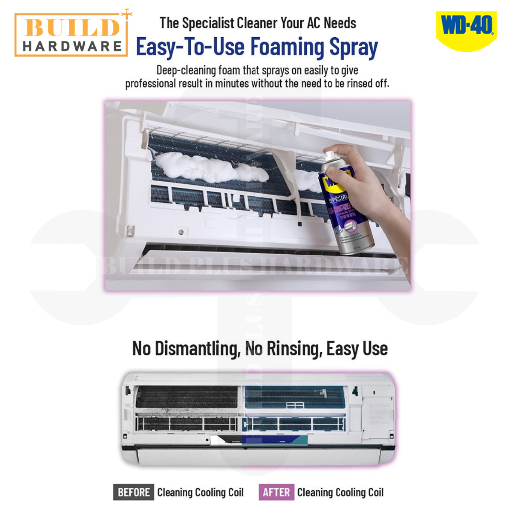 WD-40® Specialist/3-IN-ONE Professional Air-Conditioner Cleaner 360ml ...