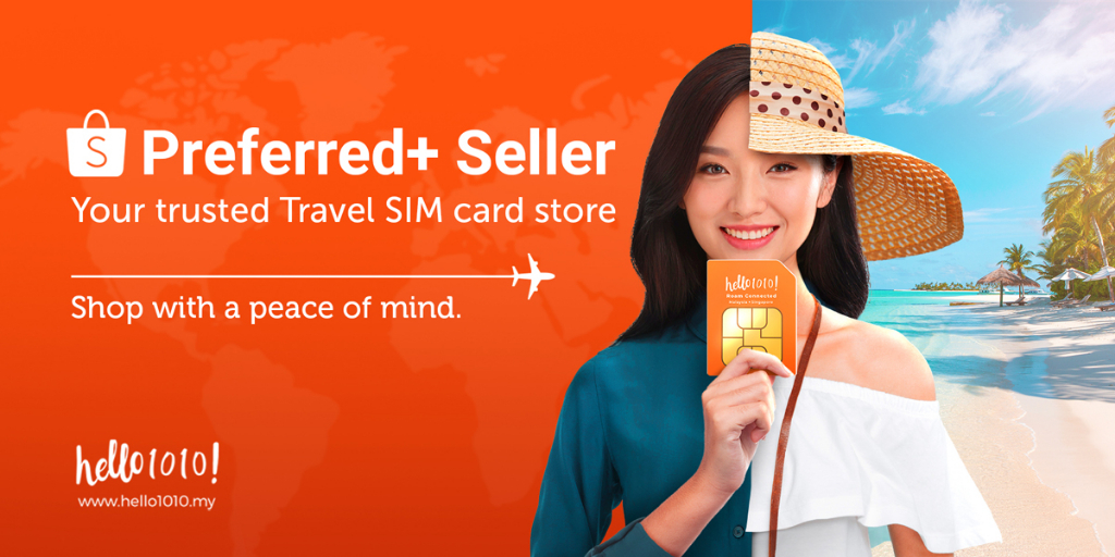 Hello1010 UAE Unicom Travel Prepaid Sim Card (6GB) | Shopee Malaysia