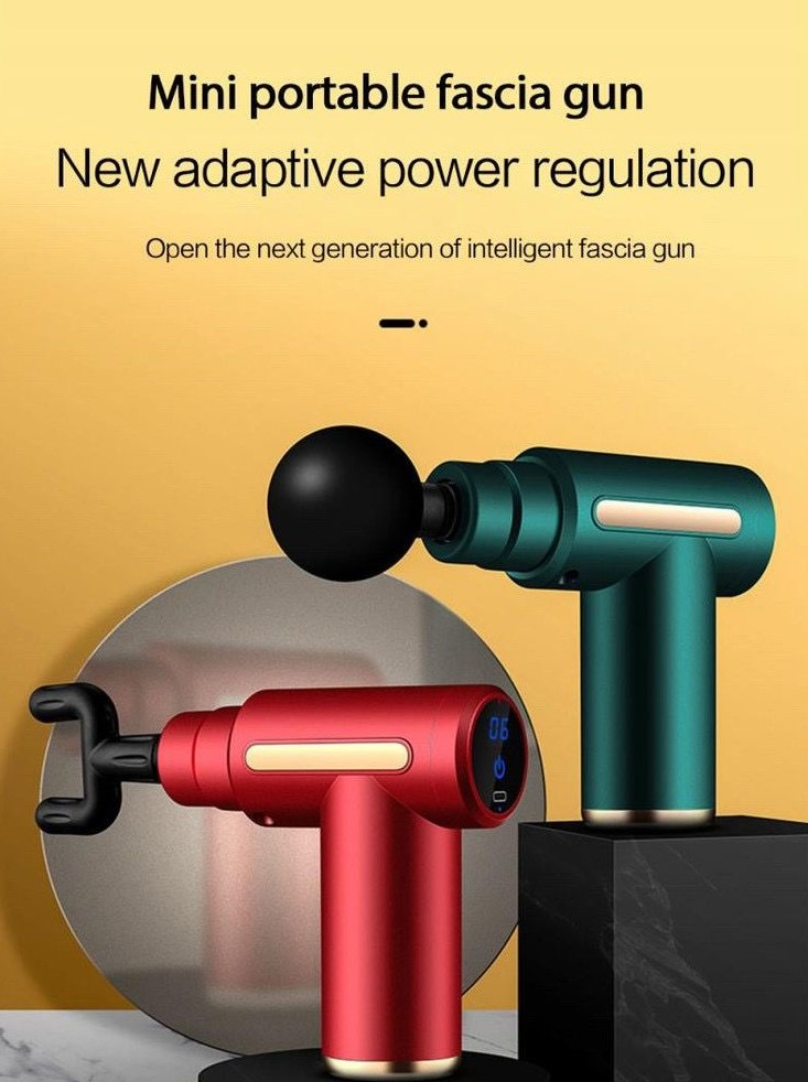 HM New Mini Muscle Massage Gun Compact and Silent Portable Muscle ...