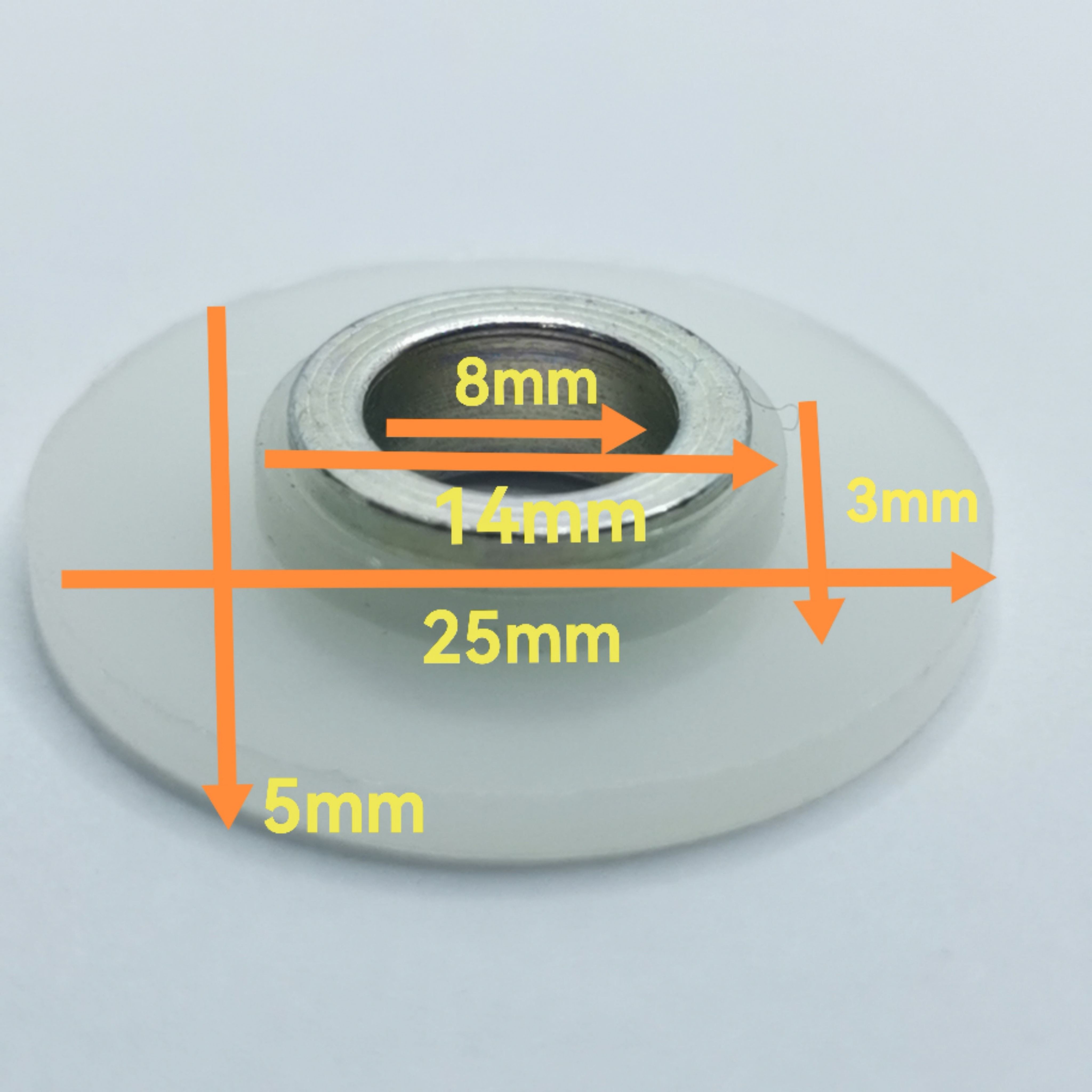 Universal Plastic Washer with Cone 8mm | Shopee Malaysia