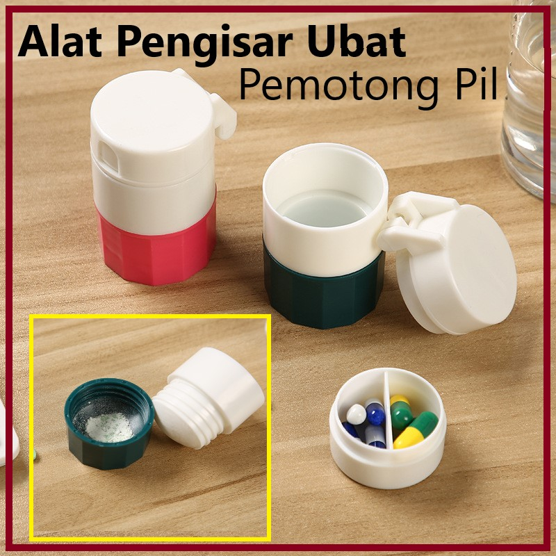Mesin Pengisar Ubat Pil Pemotong Ubat Penghancur Ubat Medicine Tablet ...