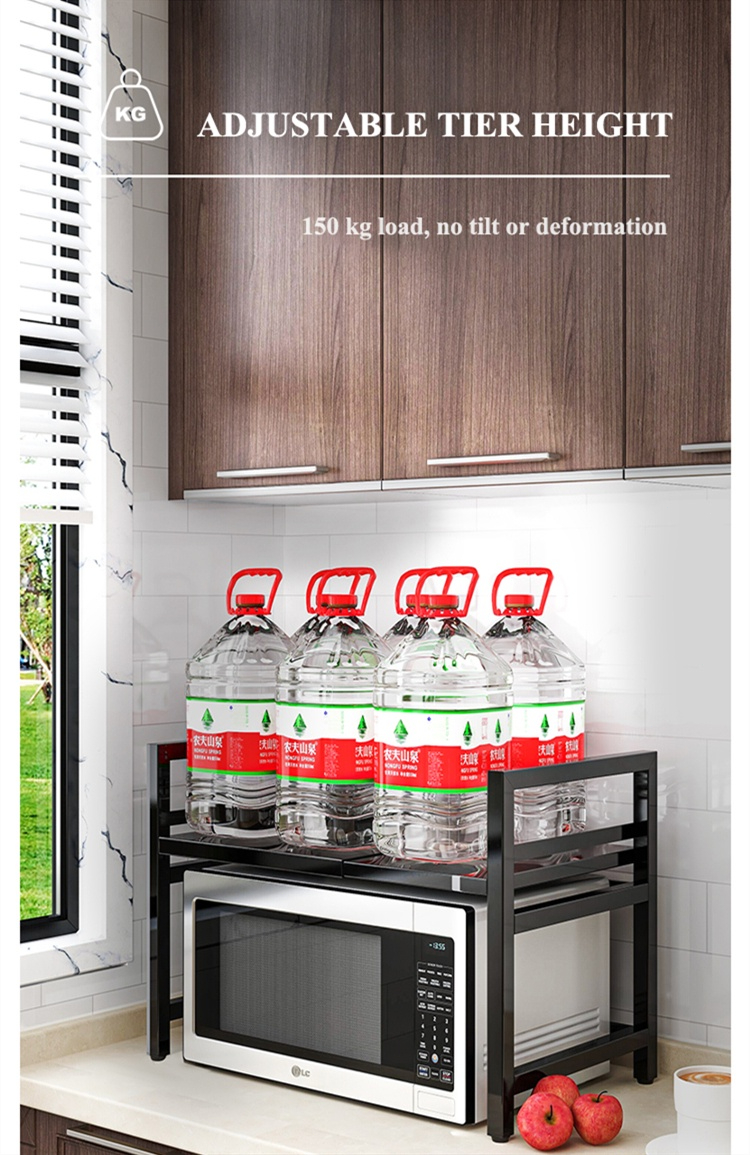 Microwave Rack Oven Rack Rak Dapur Kitchen Organizer Kitchen Rack ...