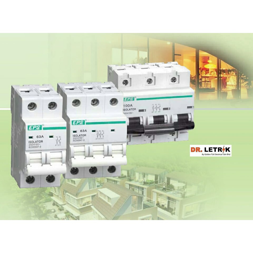 EPS Main Switch Isolator Ngp 3Pole 32A / 40A / 63A | Shopee Malaysia