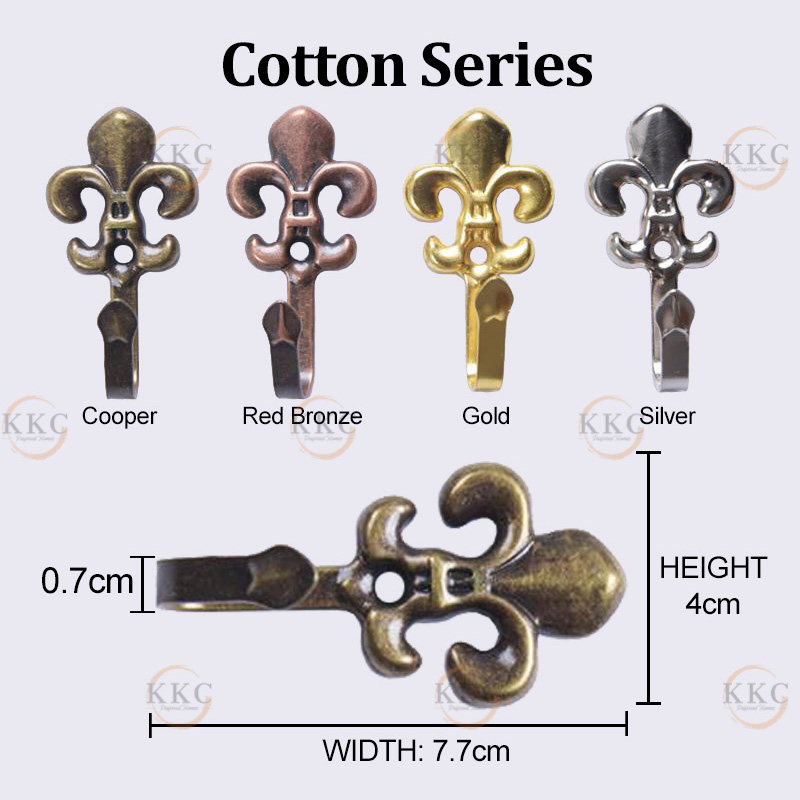 KKC 1 pair Curtain Side Hooks TieBack Hook Holdbacks Hanger Drapery ...