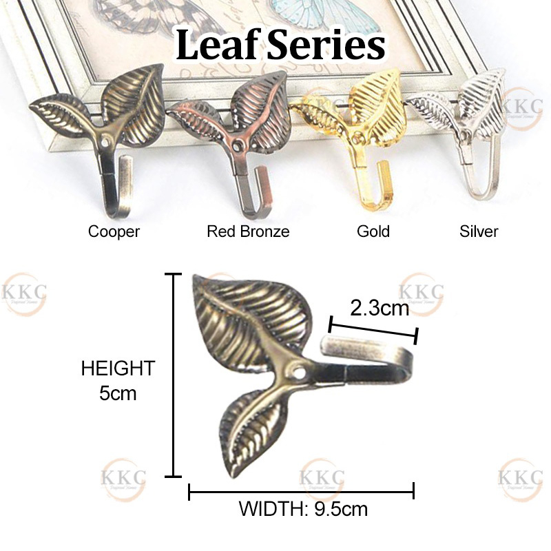 KKC 1 pair Curtain Side Hooks TieBack Hook Holdbacks Hanger Drapery ...