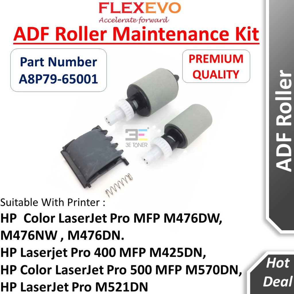 A8P79-65001 Document Feeder ADF Roller Maintenance Kit for HP Pro 400 ...