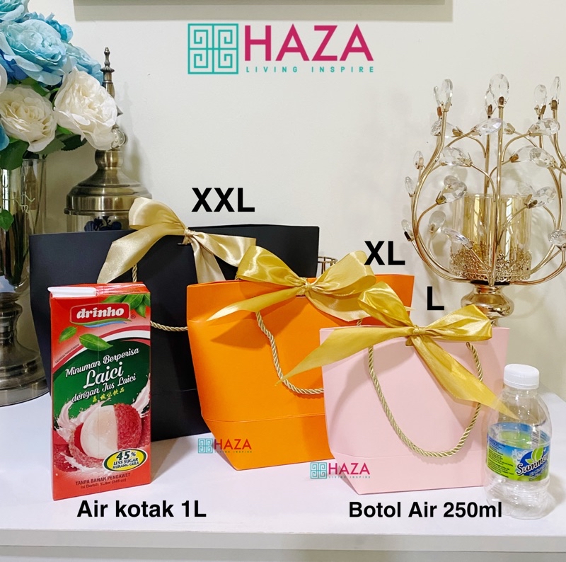 HAZA | ERICA Luxury Big VIP Bag Hamper Raya Ribbon Kuih Doorgift ...