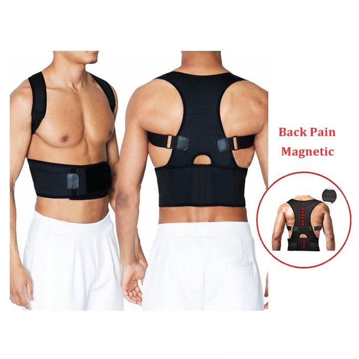 Belt Posture Corrector Lumbar Back Support Unisex Shoulder Correction ...