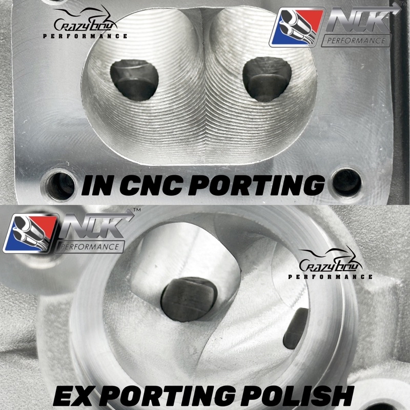 NLK PERFORMANCE RACING SUPER HEAD PORTING OVAL CNC V5 20/23 22/25 23/26 ...