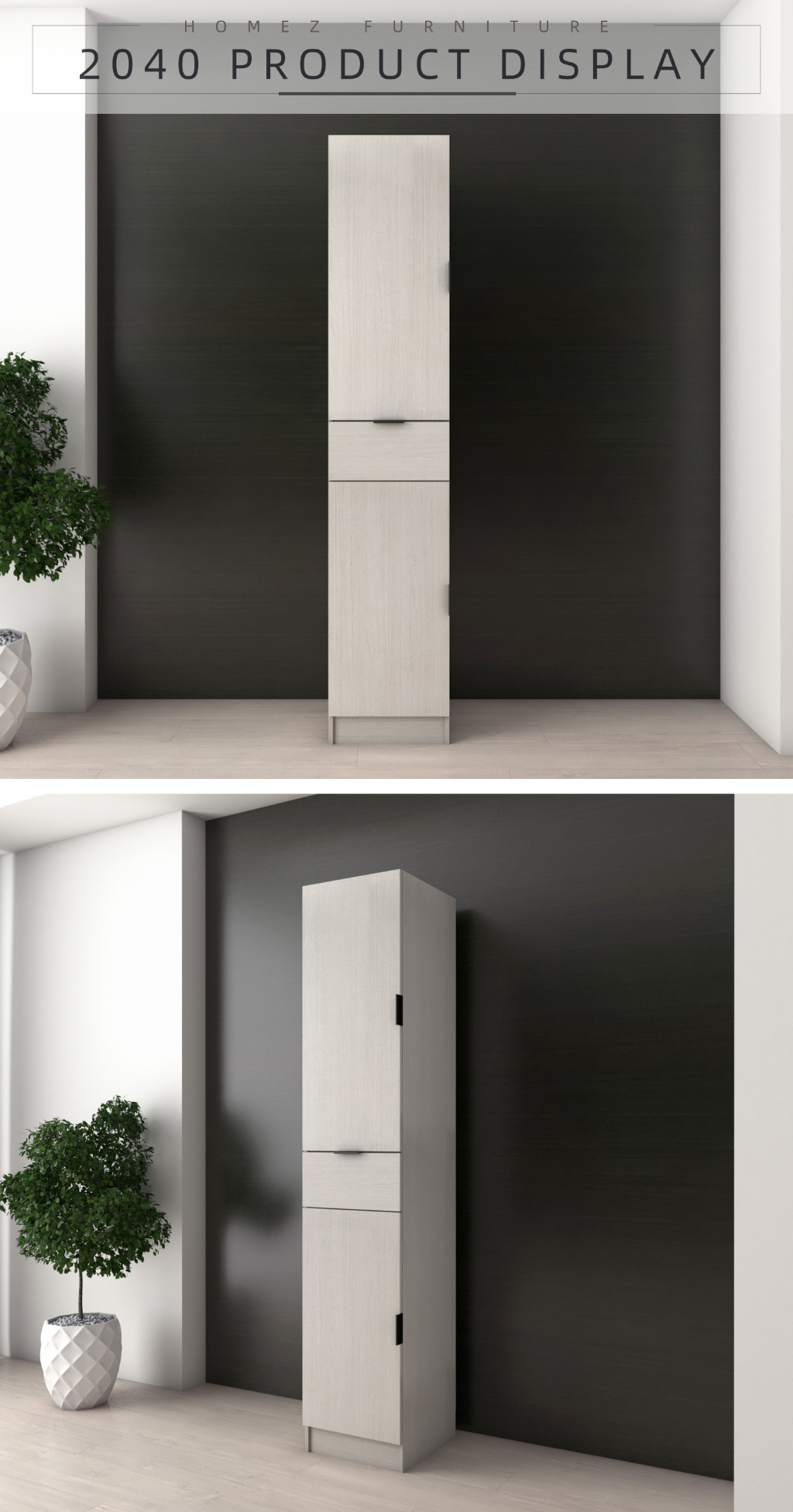 [FREE Shipping] Homez Wesley Series Kitchen Cabinets Tall Unit Kitchen ...