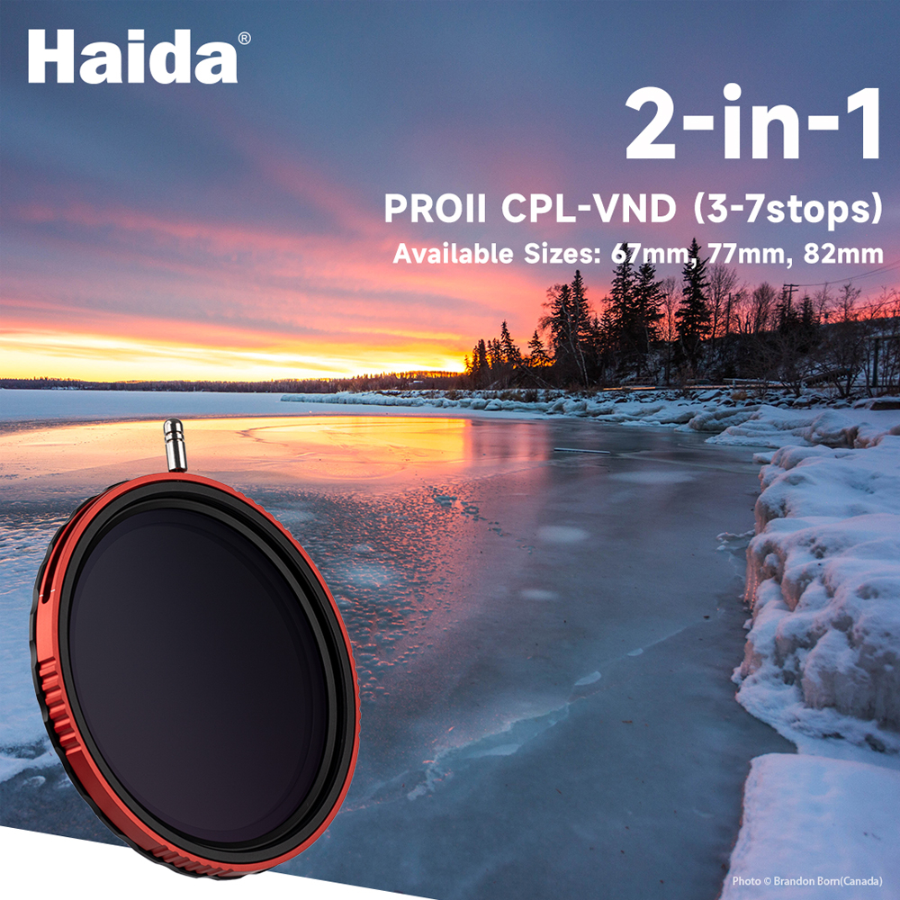 Haida 2 in 1 CPL + VND Filter for Camera Pro II Multi-Coating Circular ...
