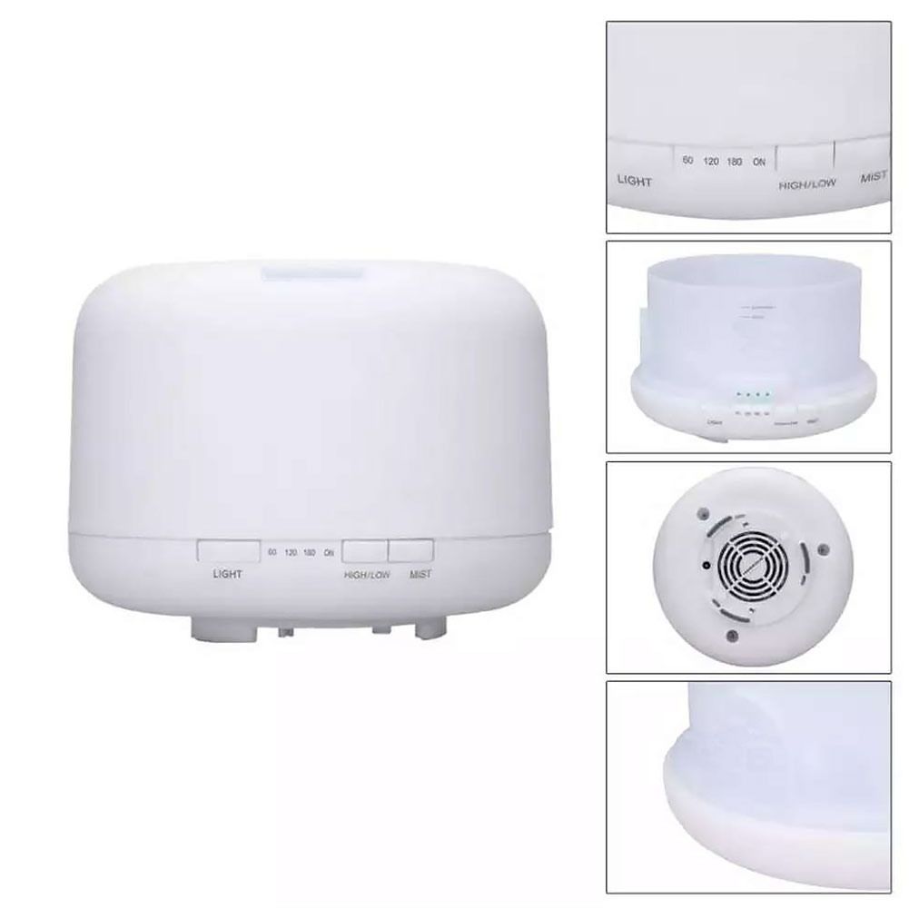 𝟰𝟱° 𝗙𝗢𝗚𝗚𝗜𝗡𝗚 》500ml Air Purifier Humidifier Ultrasonic Aroma Essential ...