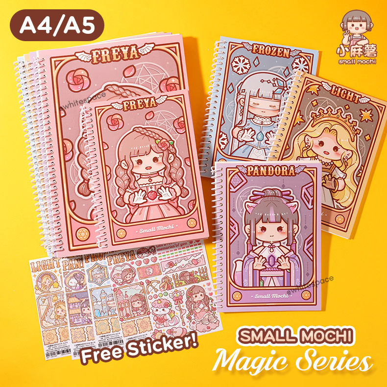 Whitespace A4 A5 Little Mochi Sticker Collection Book Cute Stickers ...